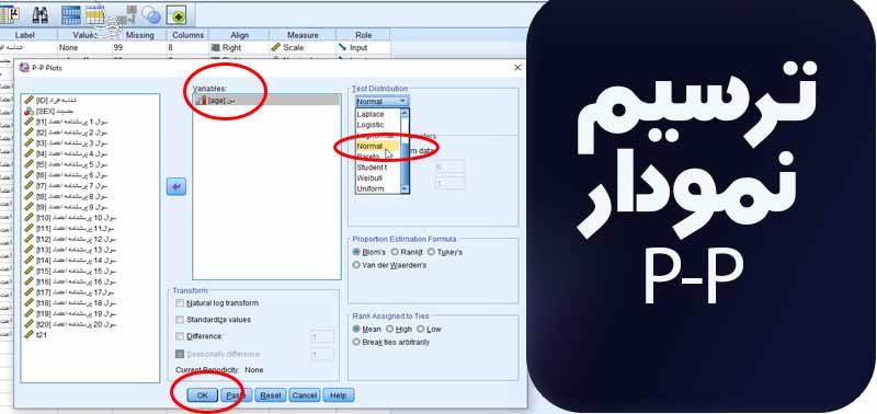 آموزش ترسیم نمودار P-P Plot و Q-Q plot - کیارا آکادمی