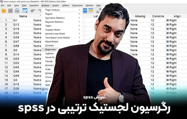 رگرسیون لجستیک ترتیبی در spss - کیارا آکادمی