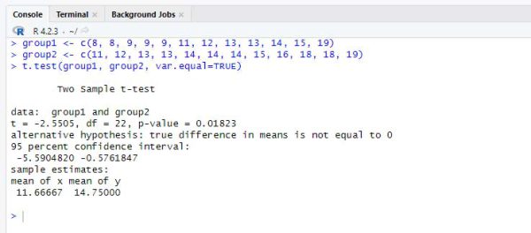 آموزش آزمون تی در R: آزمون T تک نمونه ای و مستقل و تی وابسته