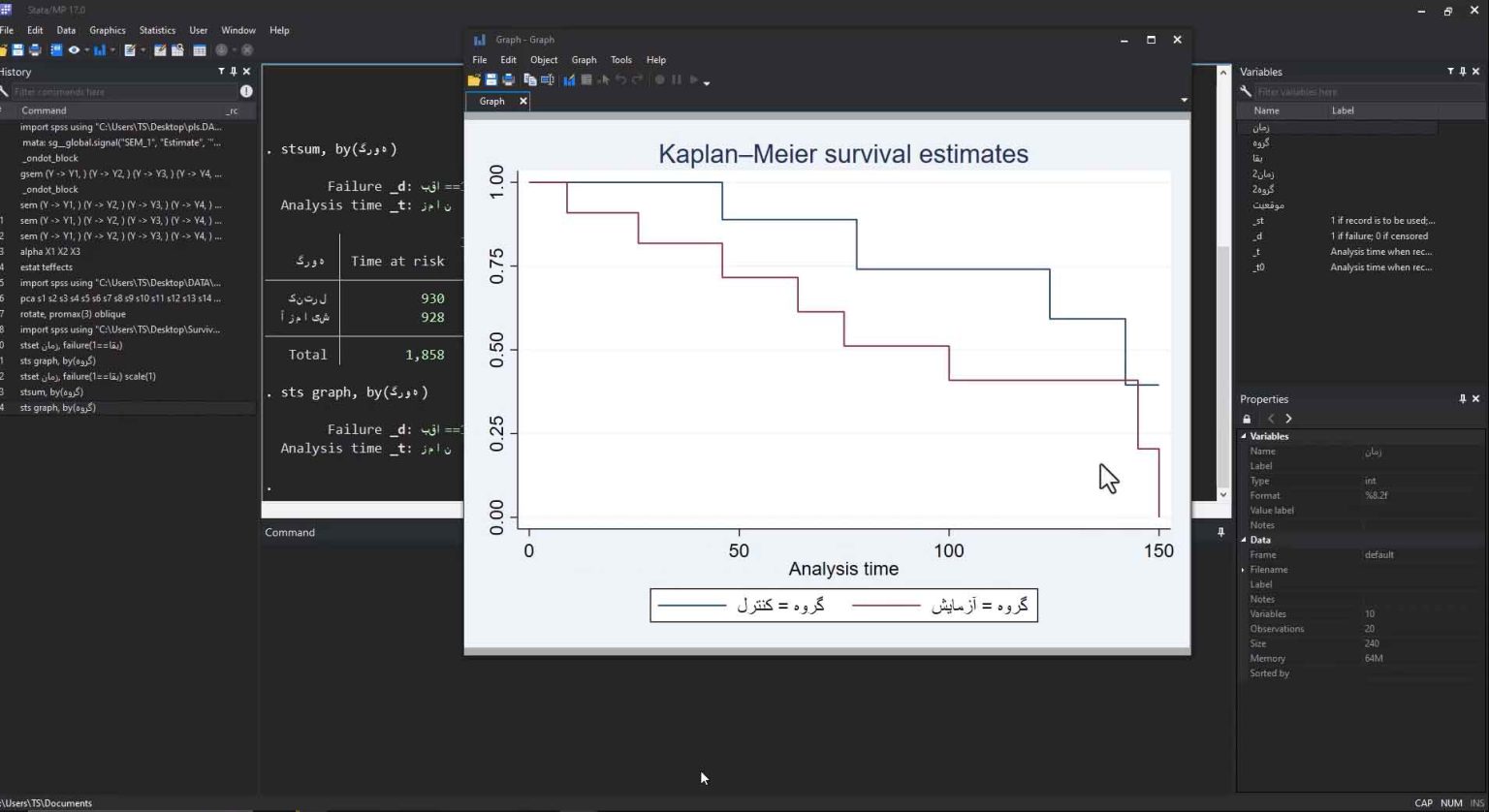 دوره آموزش Stata صفر تا صد تحلیل آماری با استتا