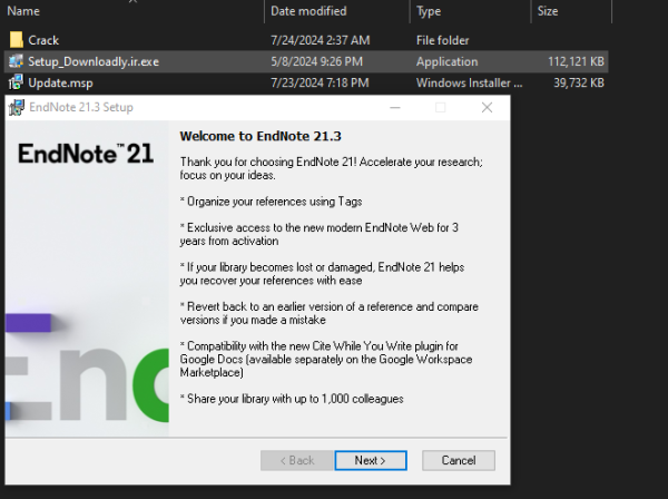 آموزش نصب نرم‌ افزار اندنوت (EndNote) - کیارا آکادمی
